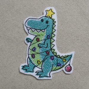 Tree T Rex Iron on Patch, Tyrannosaurus Rex Applique, Patches for ...