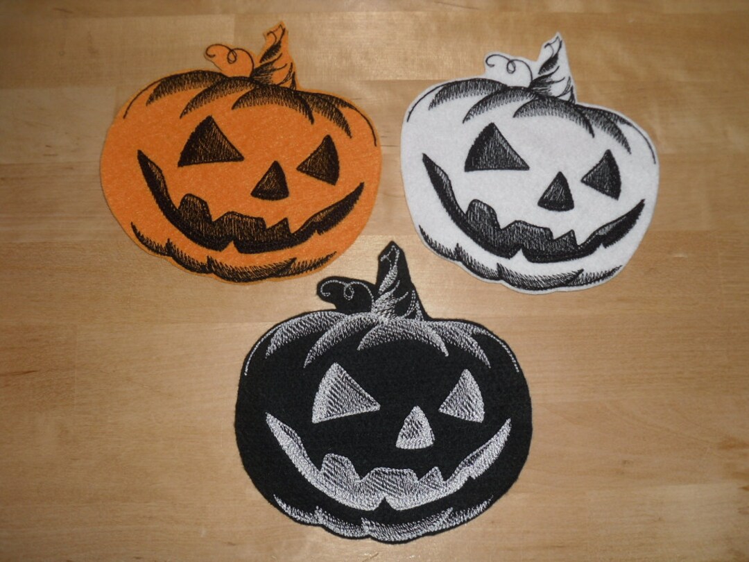 Jack O Lantern Patch Halloween Patch Iron on Patch Halloween Party ...