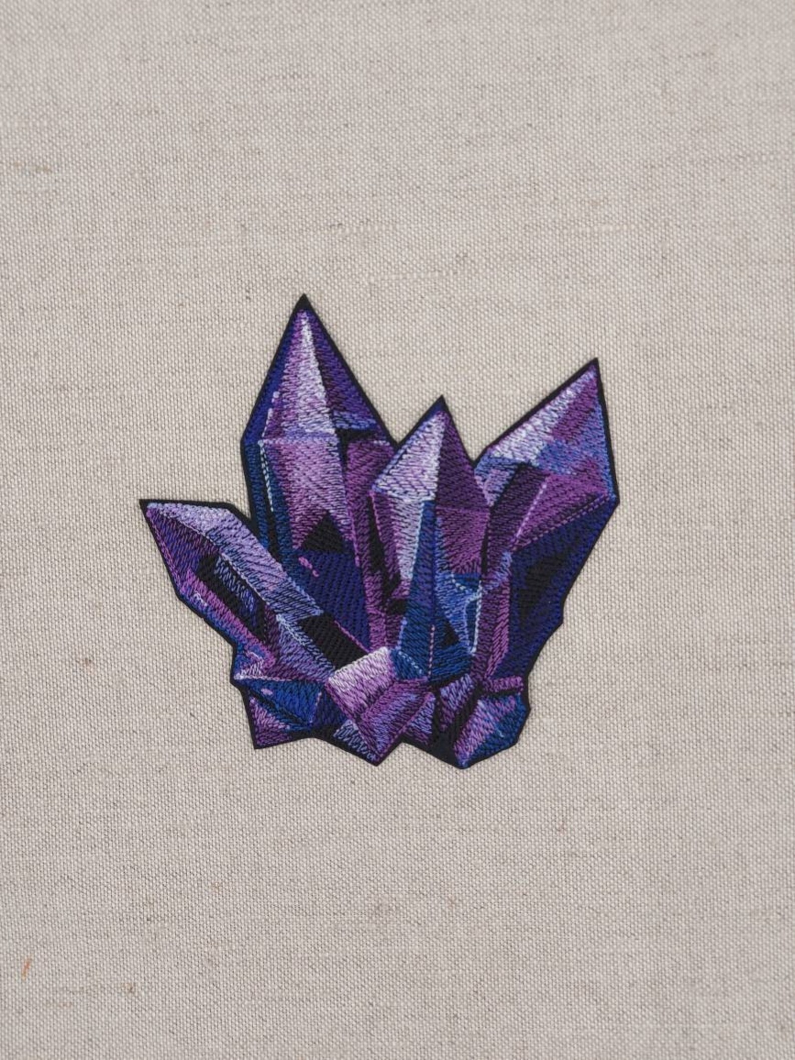 Amethyst Crystals Iron on Patch for Jackets Large Patch Cute - Etsy