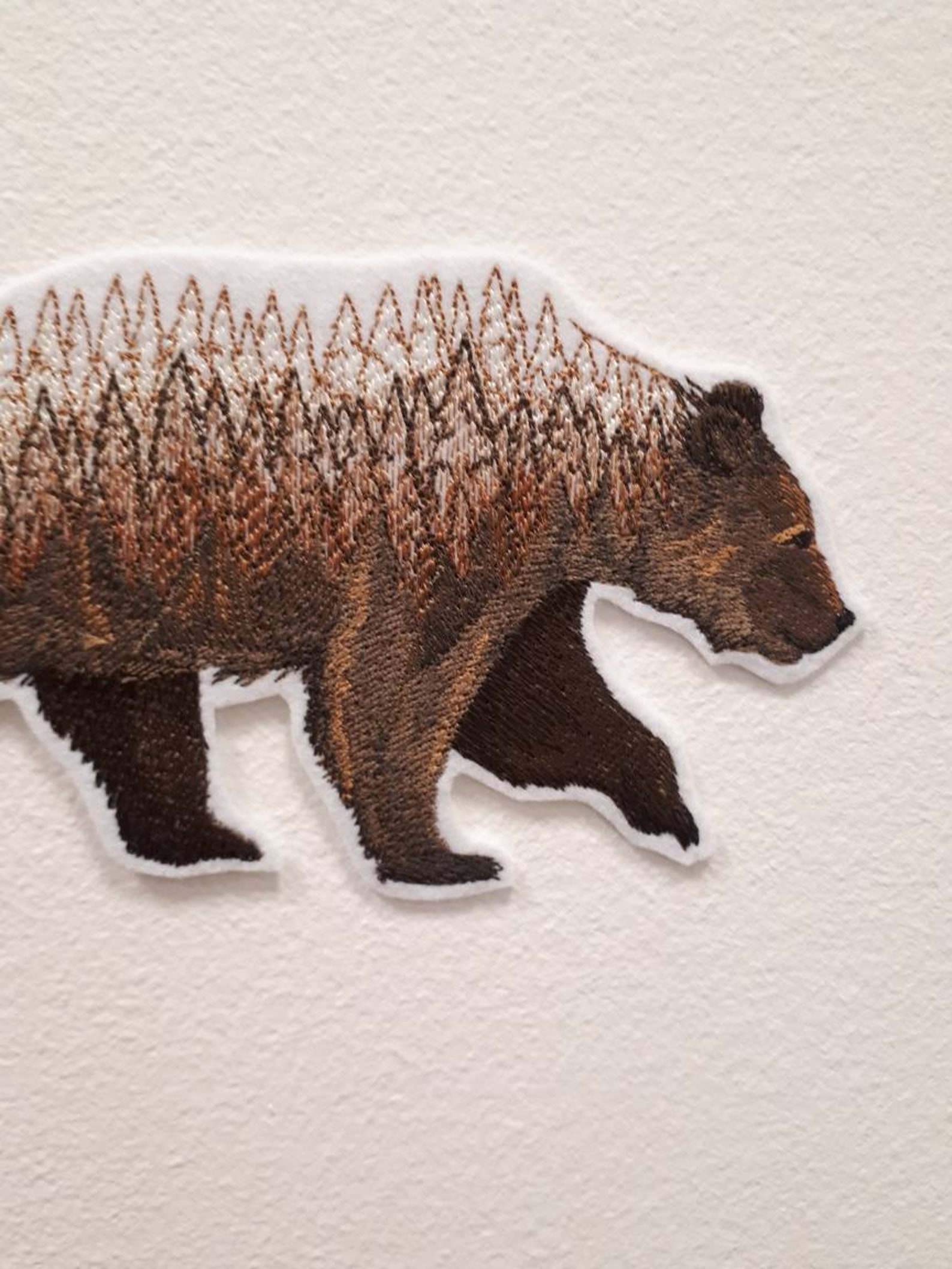 Forest Bear Iron on Patch Iron on Patch Patches for Jackets Wild ...