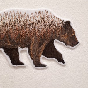 Forest Bear Iron on Patch Iron on Patch Patches for Jackets Wild ...