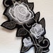 White Rose Patch Iron on Patch - Etsy