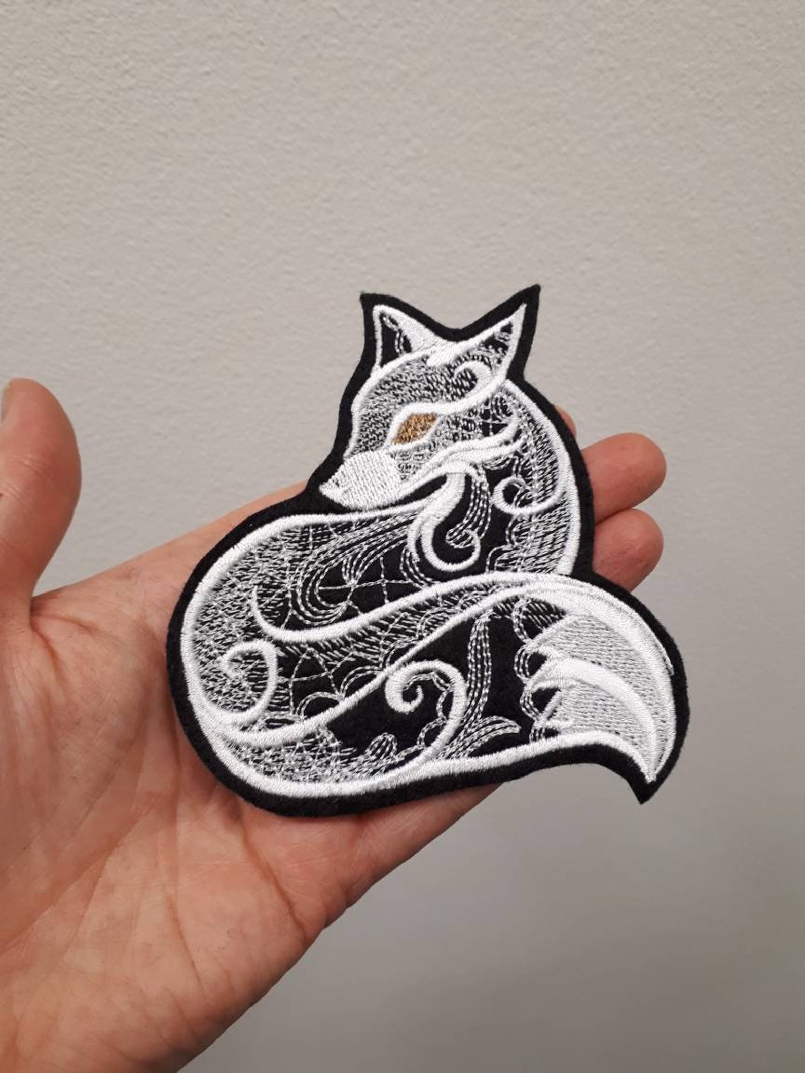 Fox Patches Mystique Fox Patch Iron on Patch Fox Patches - Etsy