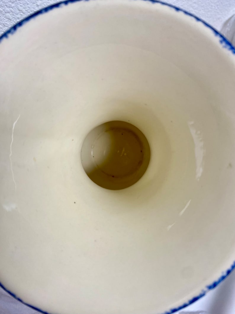 Vintage Vase Villeroy & Boch Ceramic Mid Century Monika Blue White ...