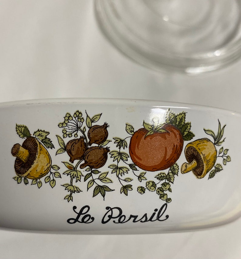 Corning Ware VINTAGE Le Persil Spice of Life 6.5" Skillet P-83-B With ...