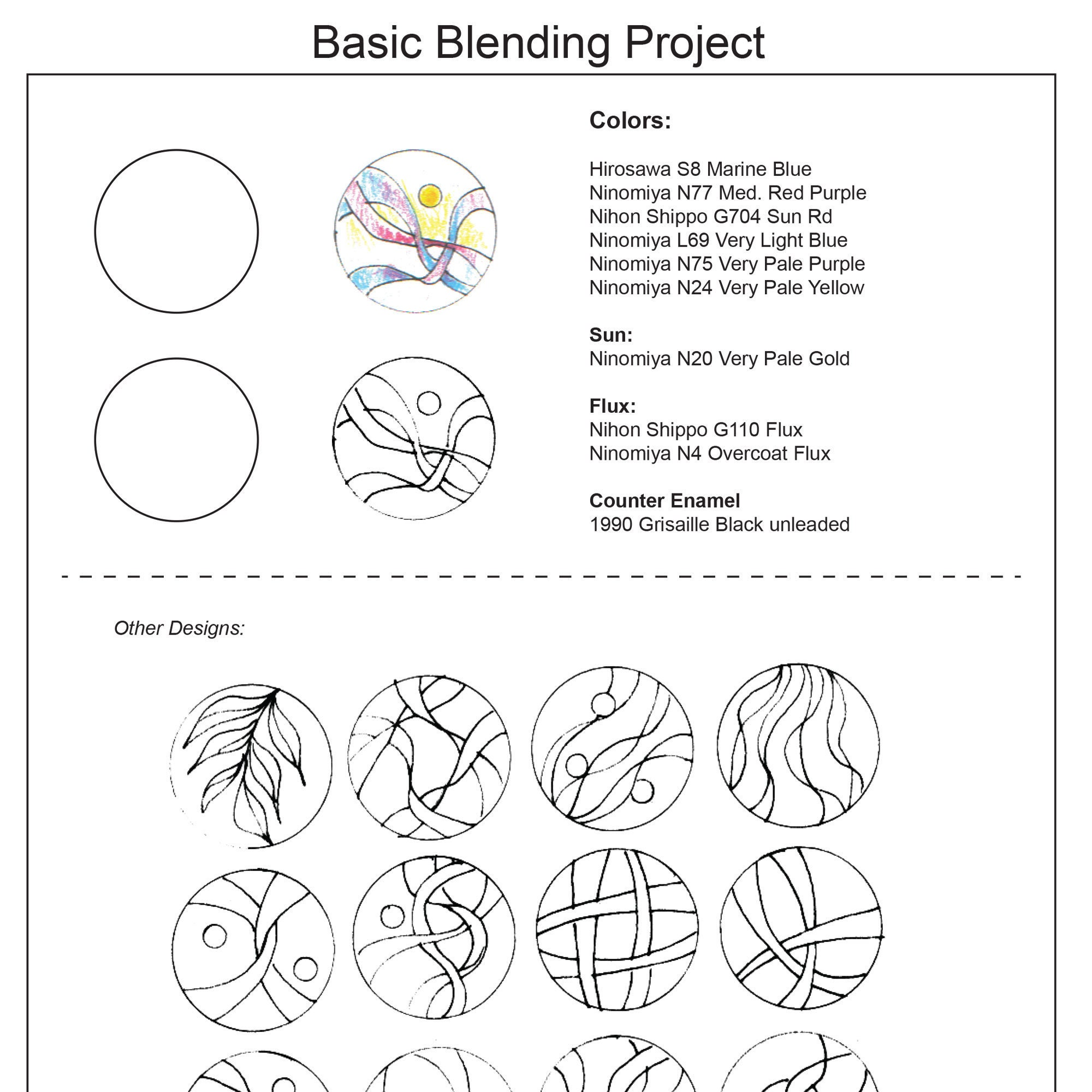 Enamel Kit - Basic Blending Techniques Enamel Project Supply Kit ...
