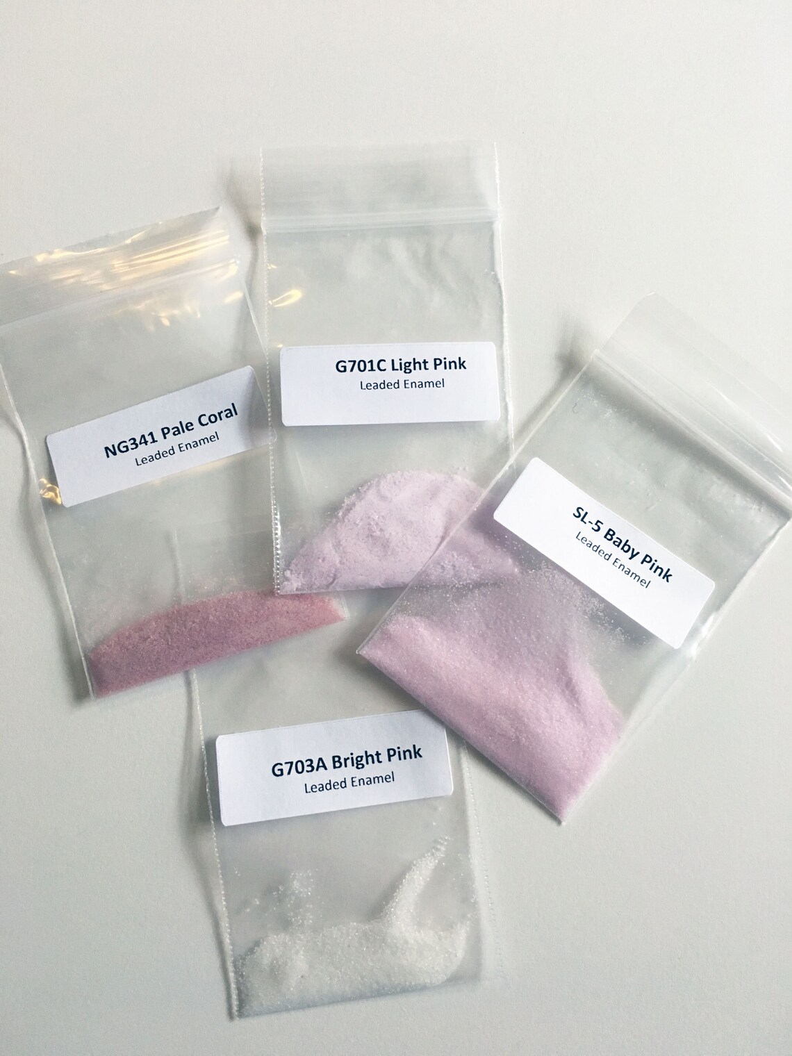 Pink Lotus Blossom Champleve Pendant KIT - Includes Leaded Enamels ...