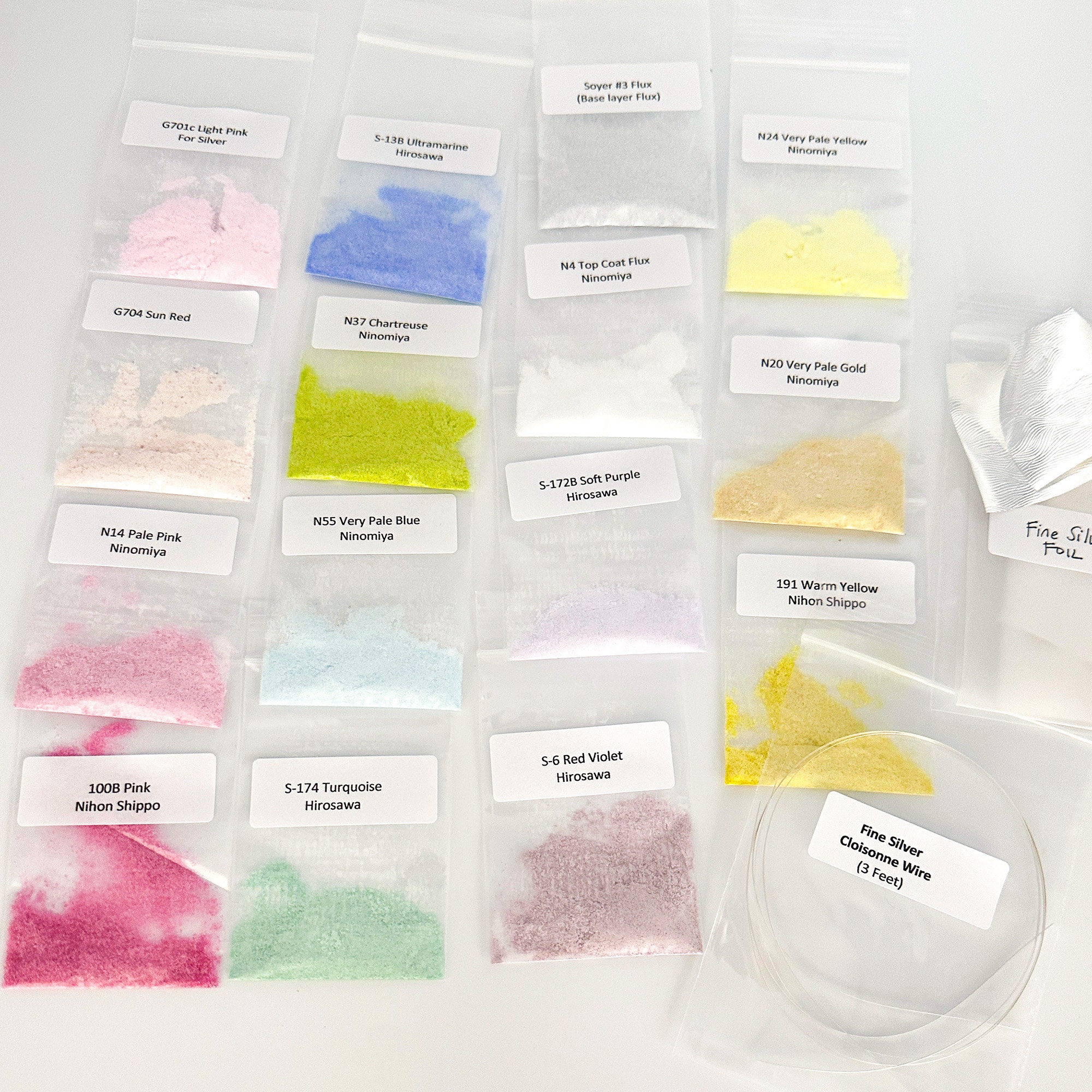 Enamel Supply Kit SWEETHEART BRACELET Cloisonne Enamel Project Vitreous ...