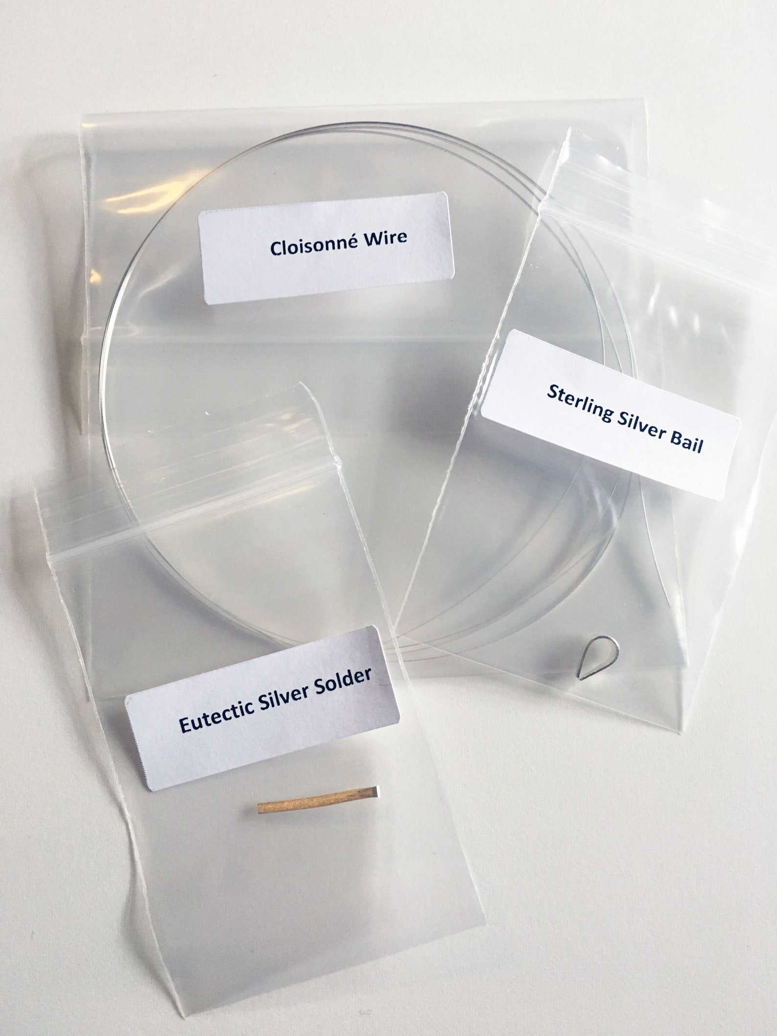 Pink Lotus Blossom Champleve Pendant KIT - Includes Leaded Enamels ...