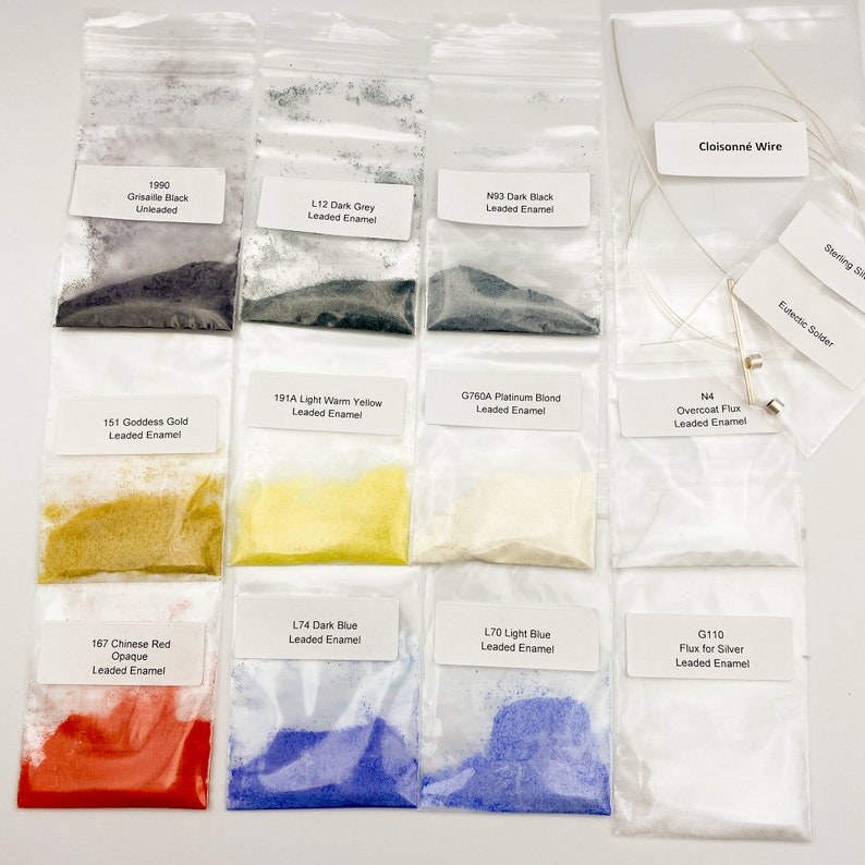 Enamel Kit Yellow Swallowtail BUTTERFLY PENDANT Cloisonne Enamel Supply ...