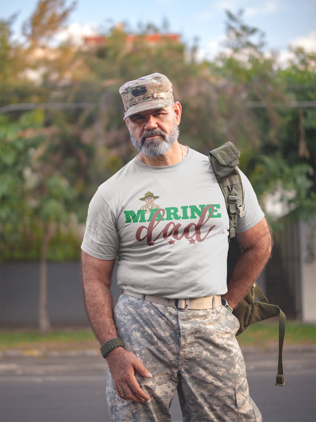 Marine Dad. USMC Dad. USMC Family. Army T-shirt, Army Dad, Happy Father ...