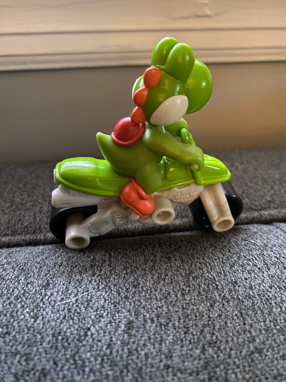 Nintendo Super Mario Yoshi Riding Motorcycle Mini Action Figure ...
