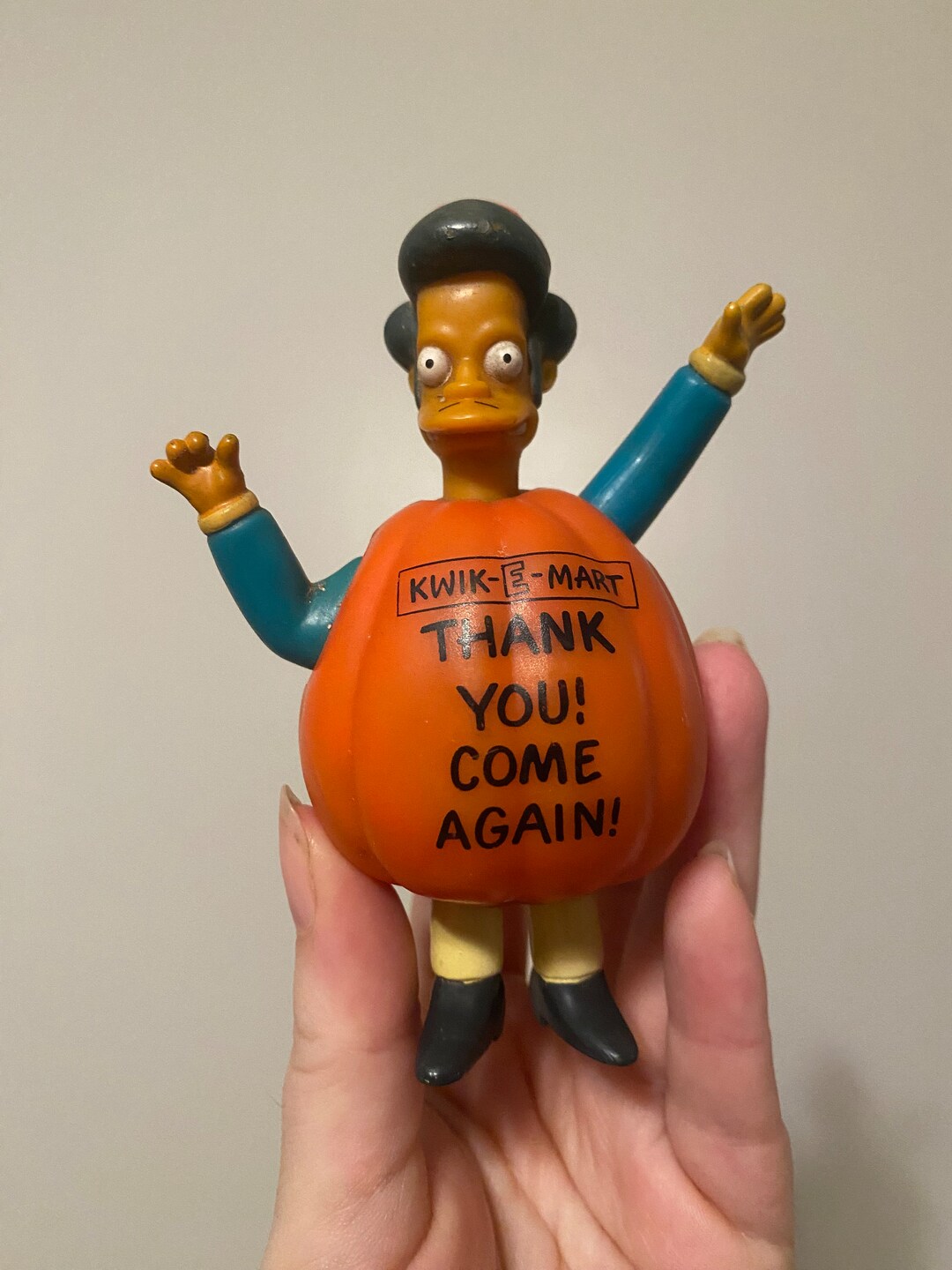 Apu the Simpsons Figure Burger King Figure Treehouse of Horror Pumpkin ...