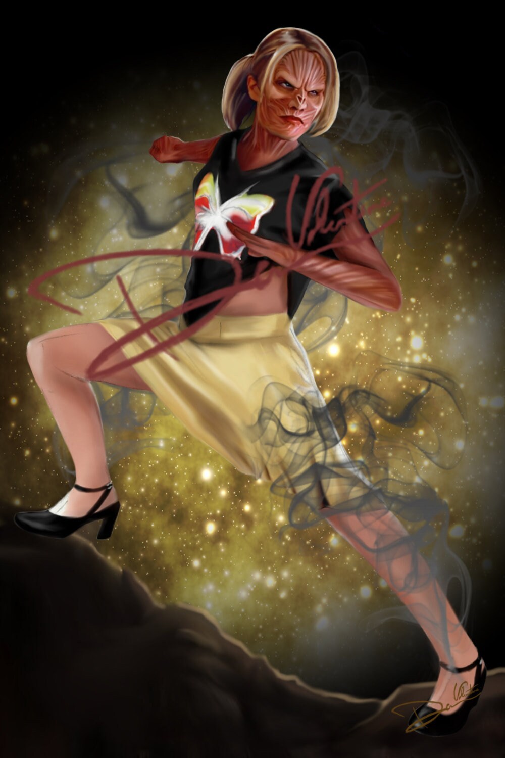 Anyanka, Anya Jenkins Buffy the Vampire Slayer Original Painting poster Print - Etsy