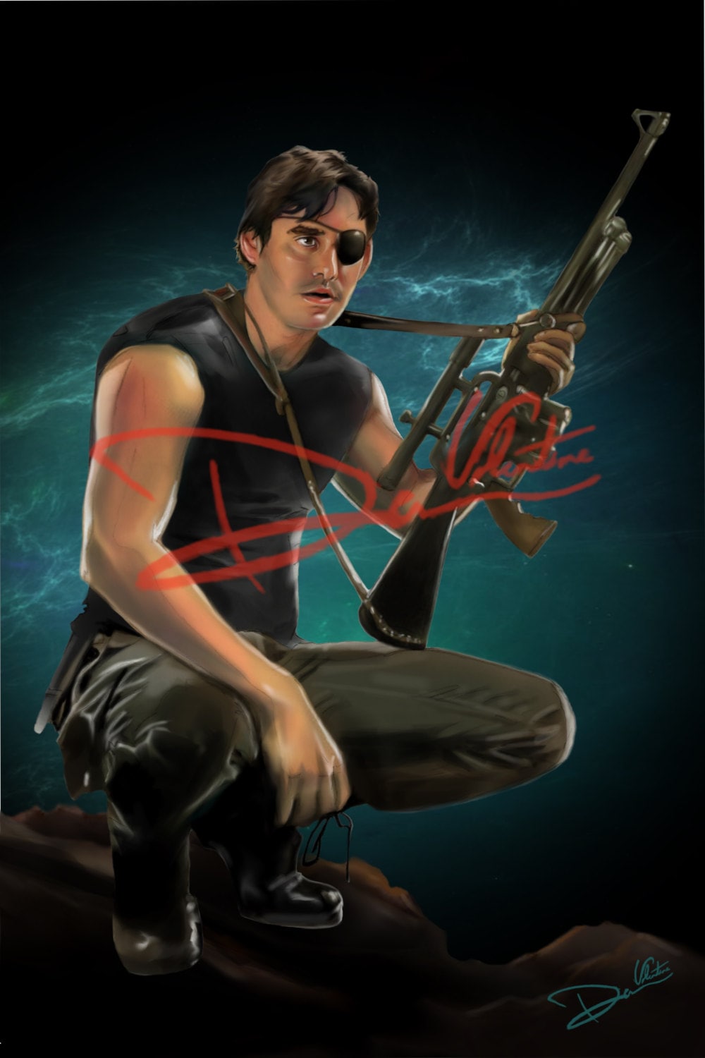 Buffy the Vampire Slayer - Xander Harris Original Painting (poster ...