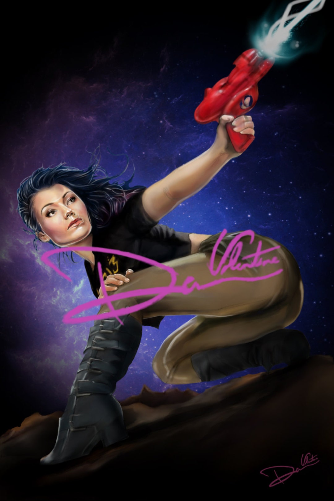 Buffy the Vampire Slayer - Melaka Fray Original Painting (poster Print ...