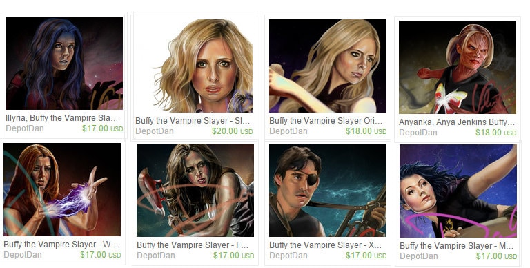 Set of 10 Buffy the Vampire Slayer Poster Prints 11x17in - Etsy