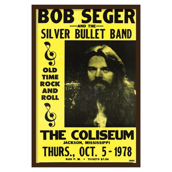 Bob Seger Poster - Etsy