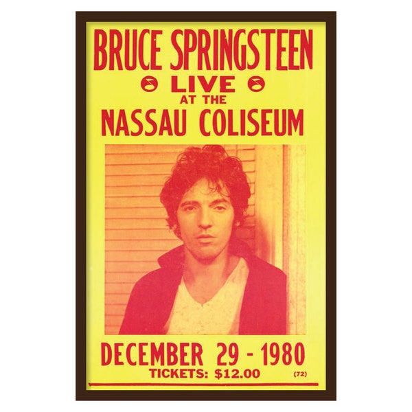 Springsteen Concert Posters - Etsy