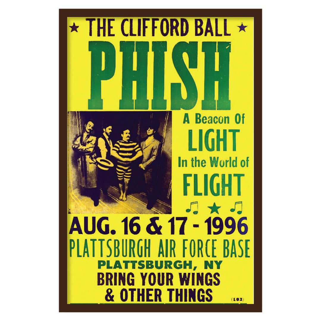PHISH the Clifford Ball 1996 14x22 Vintage Style Concert Poster - Etsy