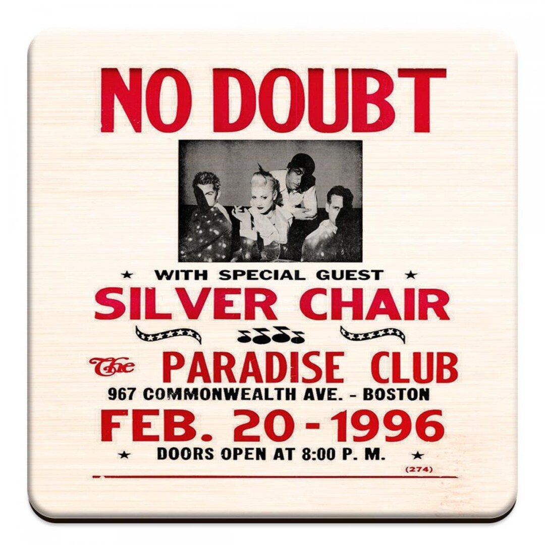 No Doubt Paradis Club Boston 1996 Novelty Coasters - Etsy