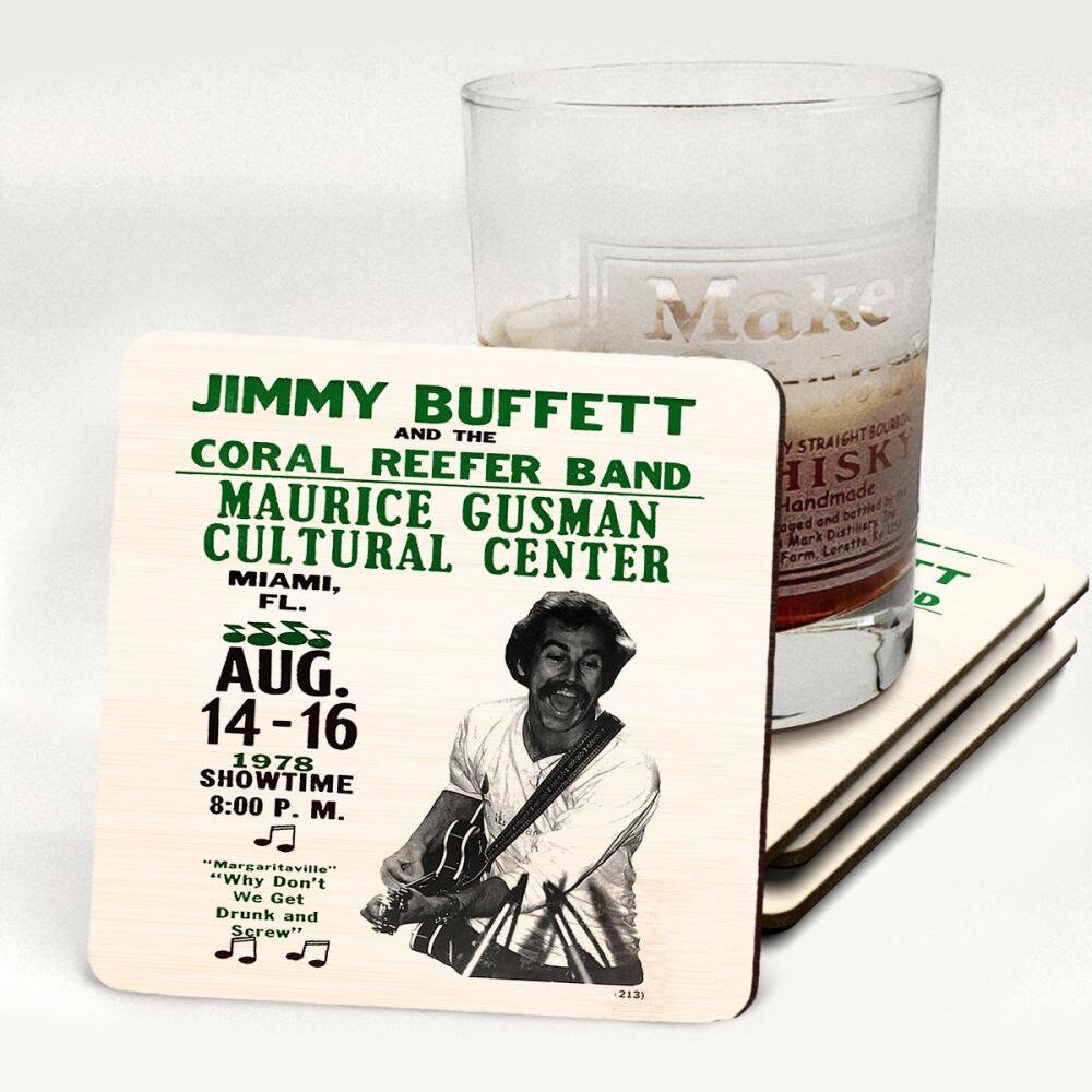 Jimmy Buffet Miami 1978 Novelty Coasters - Etsy