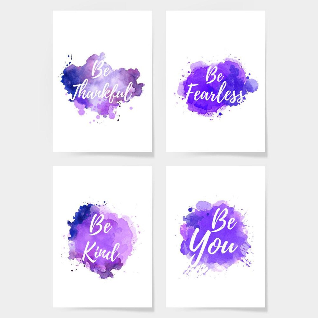 Be Kind Wall Art Prints - Etsy