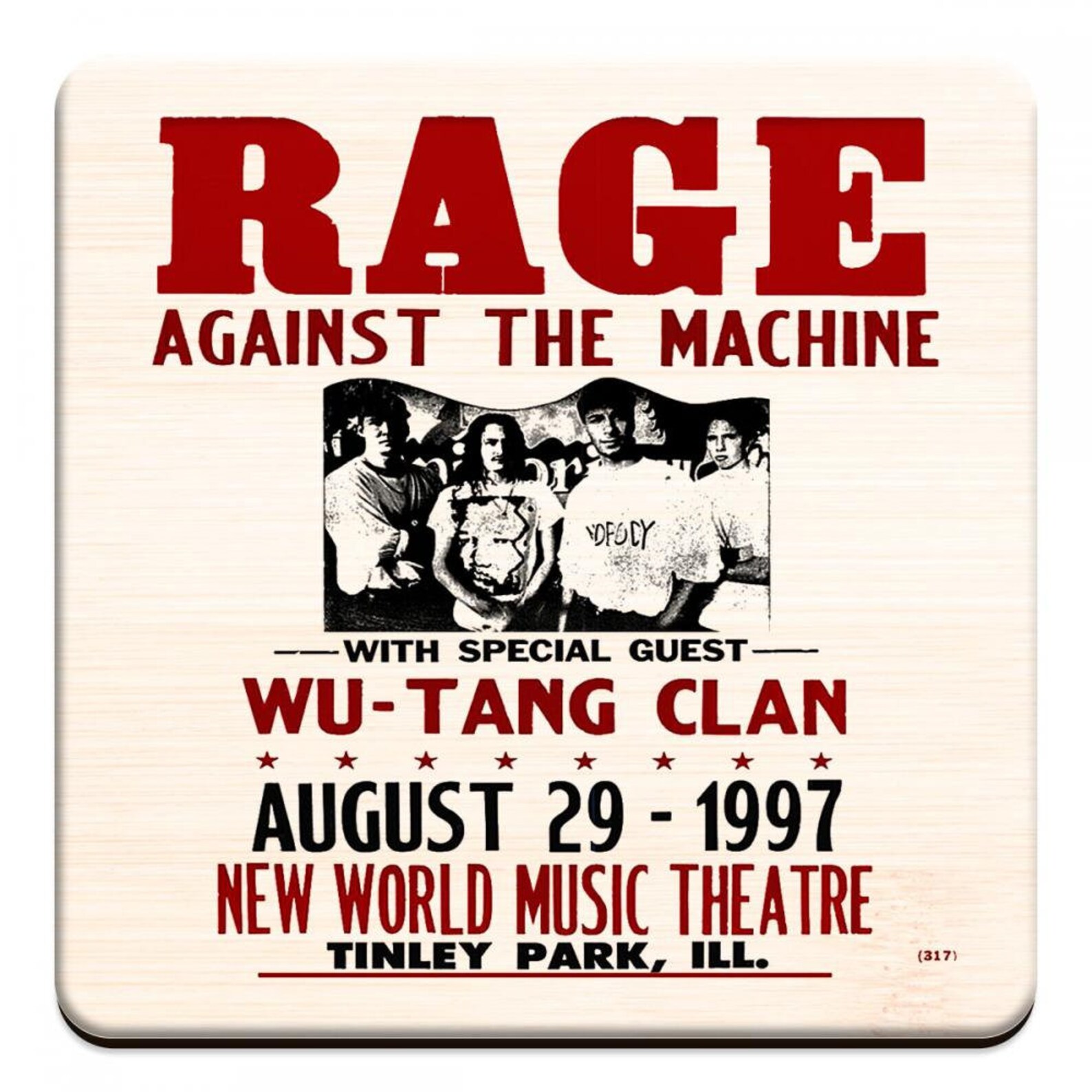 RAGE Wu-tang Clan 1997 Novelty Coasters - Etsy