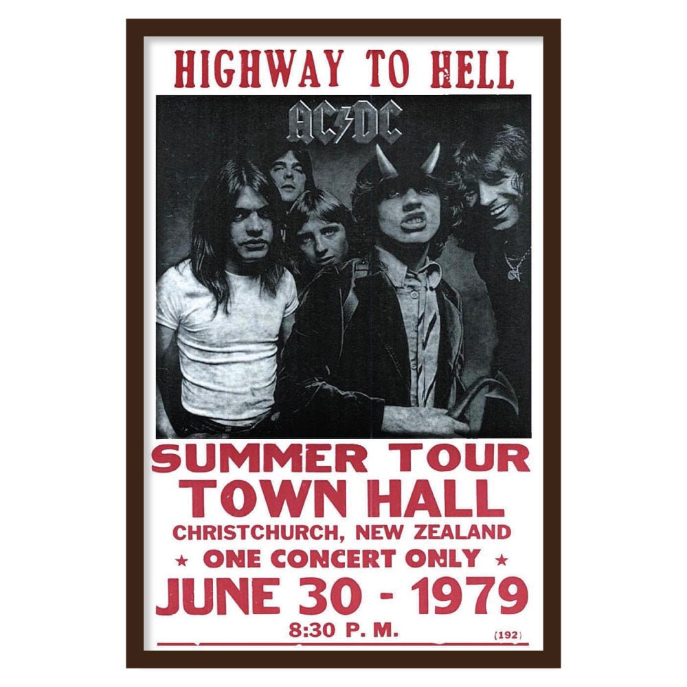 Acdc Highway To Hell Poster