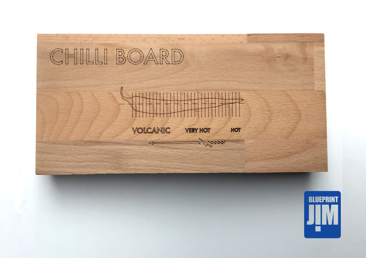 Chilli Cutting Board - Solid Beech - Etsy