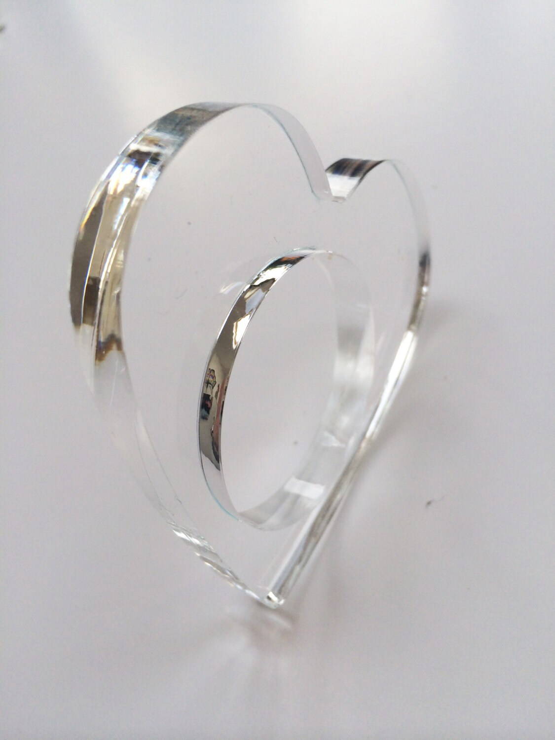 Heart, Crown, Daisy and Star, Clear Perspex Napkin Rings - Etsy