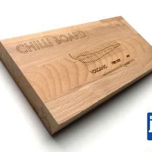 Chilli Cutting Board - Solid Beech - Etsy