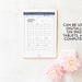 Printable Annual Task List | Printable Task List | Planner Insert ...