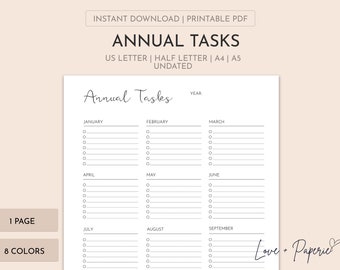 Printable Weekly Task List Printable Task List Planner Insert Undated ...