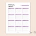 Printable Annual Task List | Printable Task List | Planner Insert ...