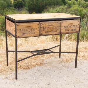 Repurposed Console Table Drawer Hand Made Reclaimed Home Decor ...