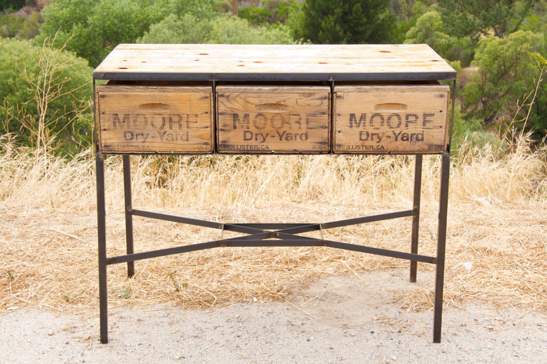 Repurposed Console Table Drawer Hand Made Reclaimed Home Decor ...