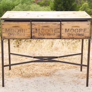 Repurposed Console Table Drawer Hand Made Reclaimed Home Decor ...