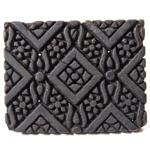 Vintage Hand Carved Textile Blocks, Stamps, Printing, Fabric Printing ...