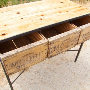 Repurposed Console Table Drawer Hand Made Reclaimed Home Decor ...