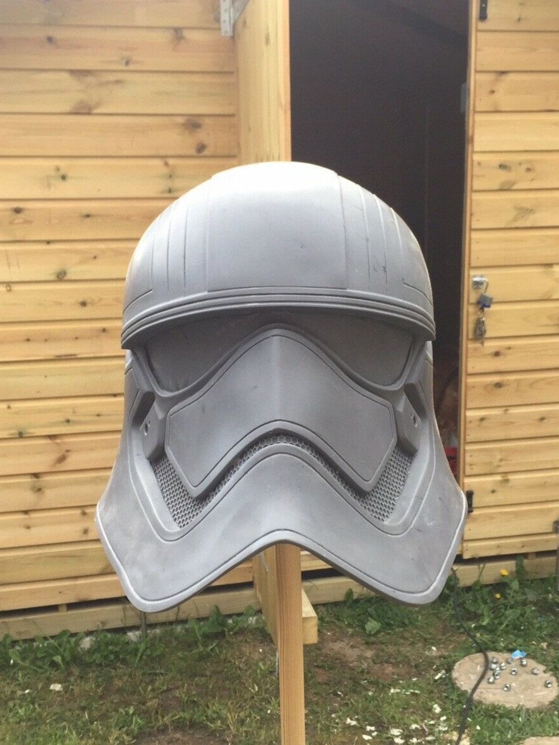 Star Wars TFA TLJ Captain Phasma Helmet Raw Cast - Etsy