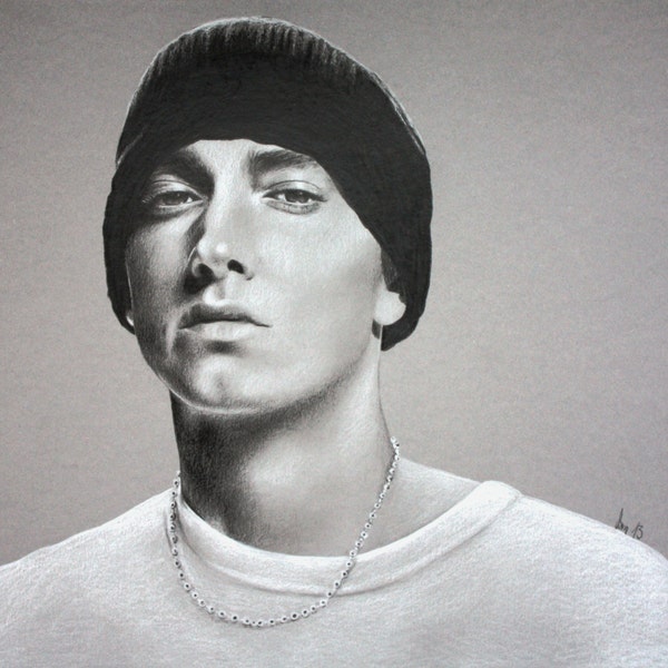 Eminem Drawing - Etsy