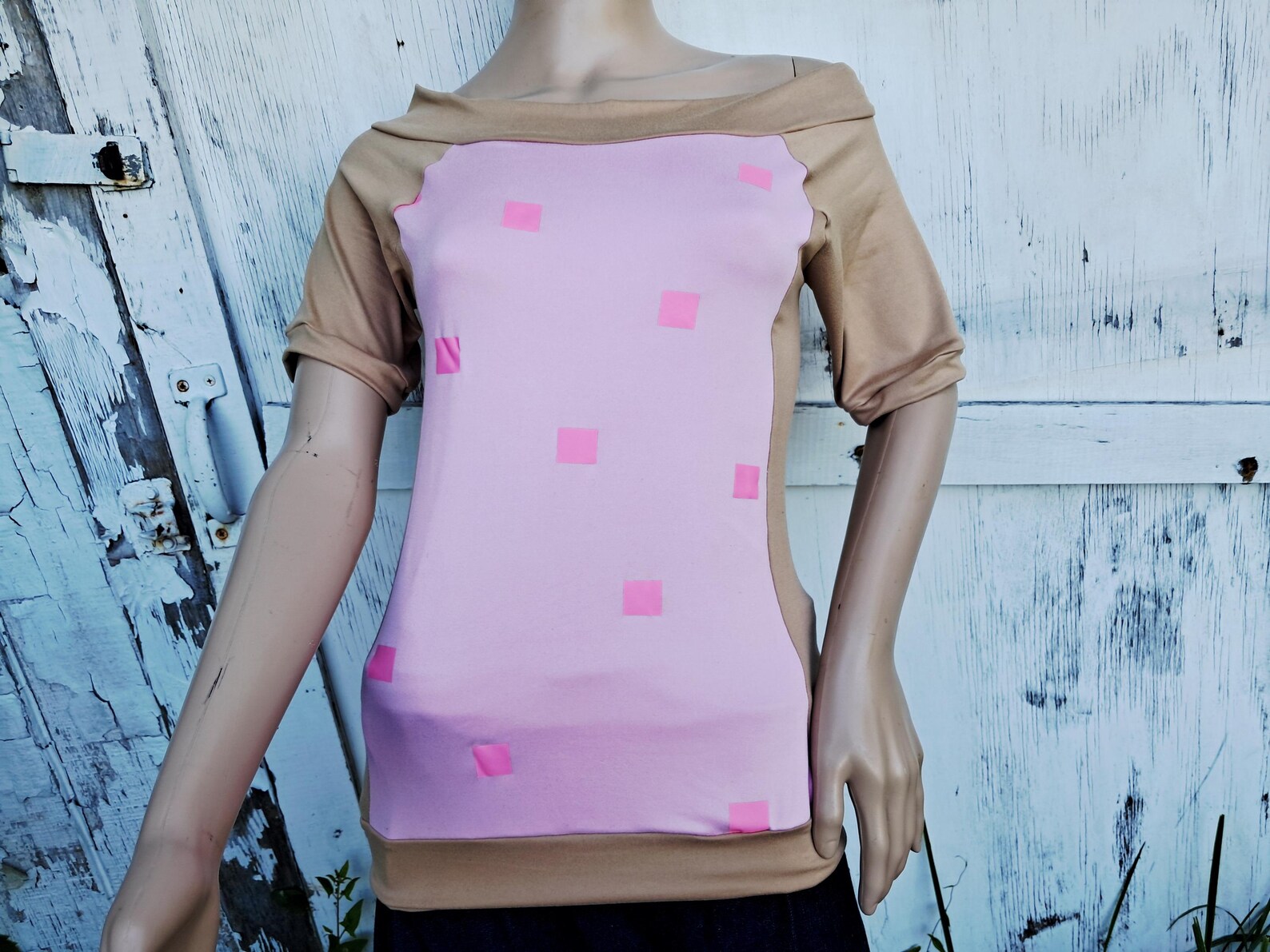 Custom NYAN CAT Poptart Short Sleeve Shirt Top Only Any Size Costume ...