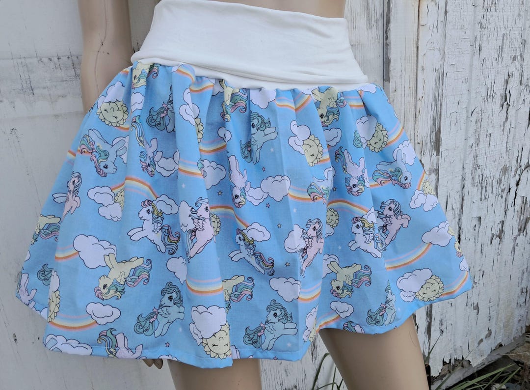 Retro My Little Pony Skirt or Babydoll Shirt Mlp G1 Custom Made to ...