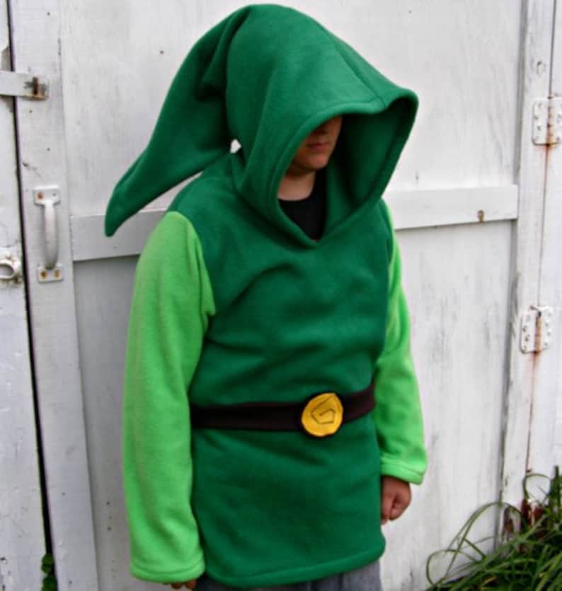 LINK Wind Waker Tunic Hoodie Costume Cosplay Legend of Zelda - Etsy