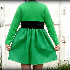 Rogue X Men Inspired Longsleeve Dress Cosplay Costume Halloween Womens ...