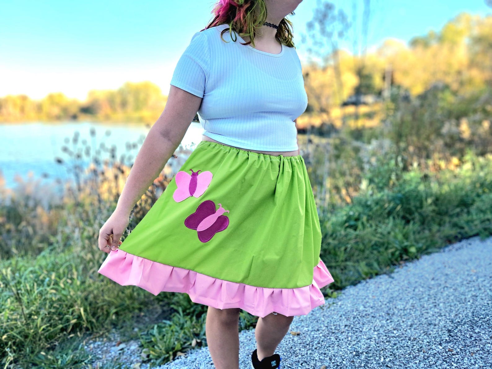 My Little Pony Skirt Fluttershy MLP Fim Equestria Girls Cosplay Made to ...