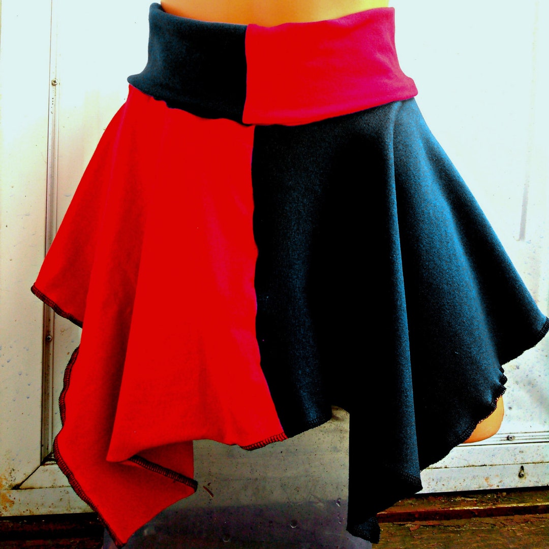 Harley Quinn Pixie Hem Costume Cosplay Tutu Skirt Comics - Etsy Australia