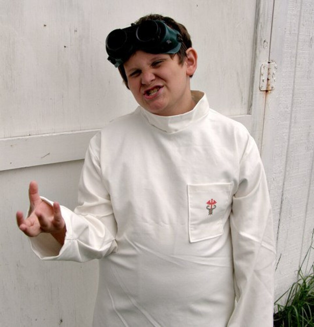 CUSTOM Deluxe DR. Horrible Lab Coat Cosplay Costume Doctor Halloween ...
