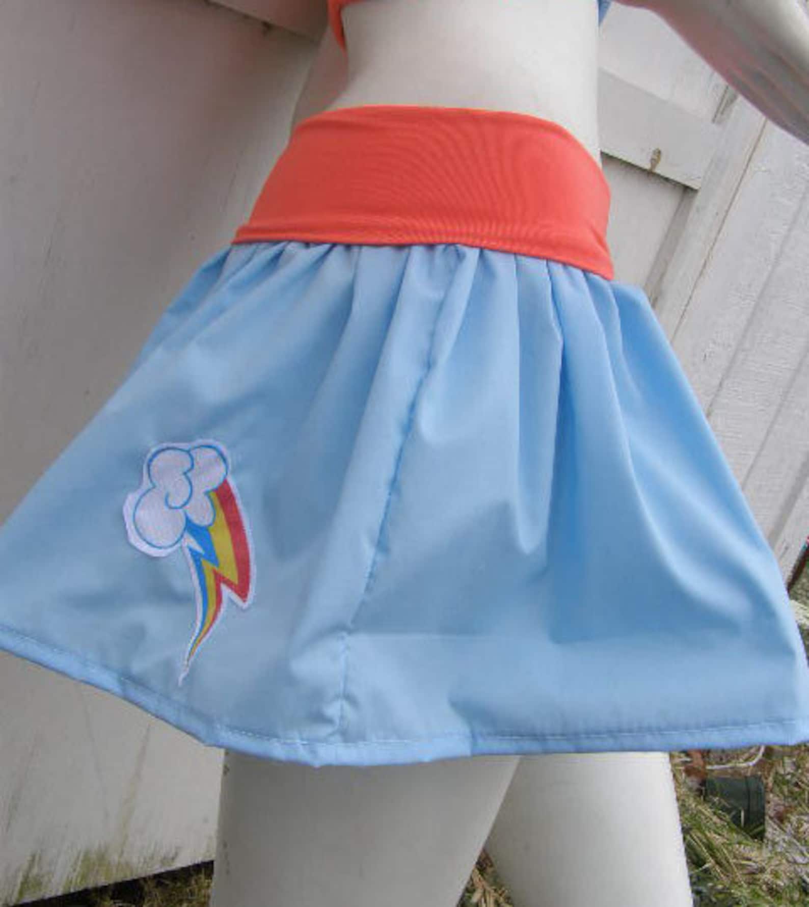 My Little Pony Skirt Rainbow Dash MLP Fim Cosplay Your Size - Etsy